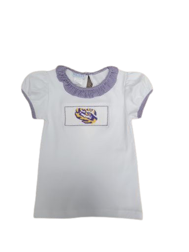 LSU White Girls Shirt Skirt – Haase Shoe Store and Young Folks Shop